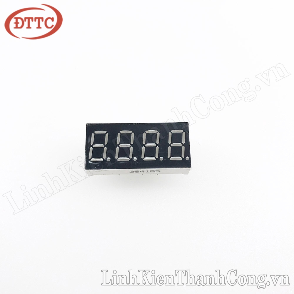 LED 7 Thanh 0.36inch 4 Số Màu Đỏ (Anot Chung)