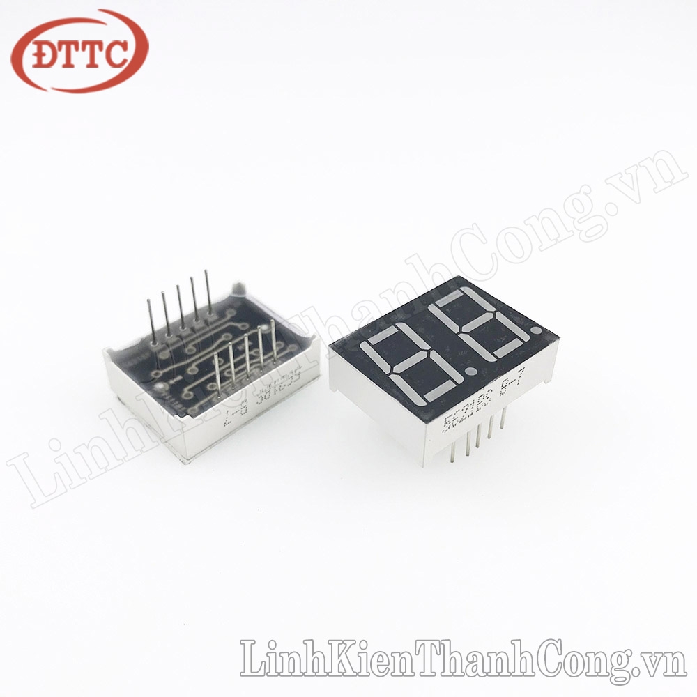 LED 7 Thanh 0.56inch 2 Số Màu Đỏ (Anot Chung)