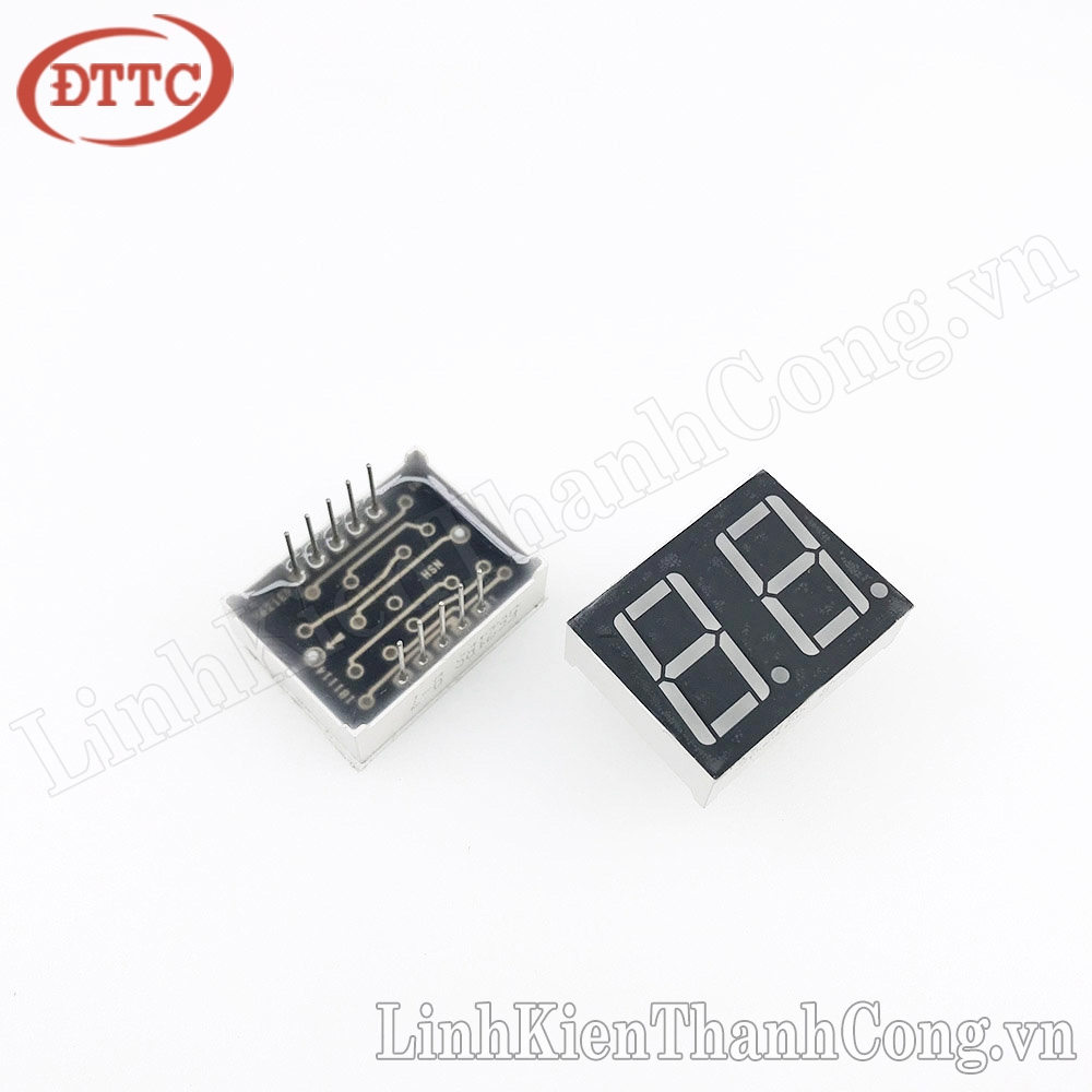 LED 7 Thanh 0.56inch 2 Số Màu Đỏ (Katot Chung)