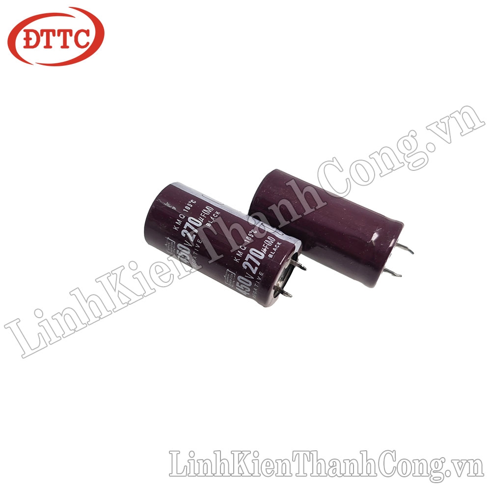 Tụ 270uF 450V Chân Cứng (25x50mm)