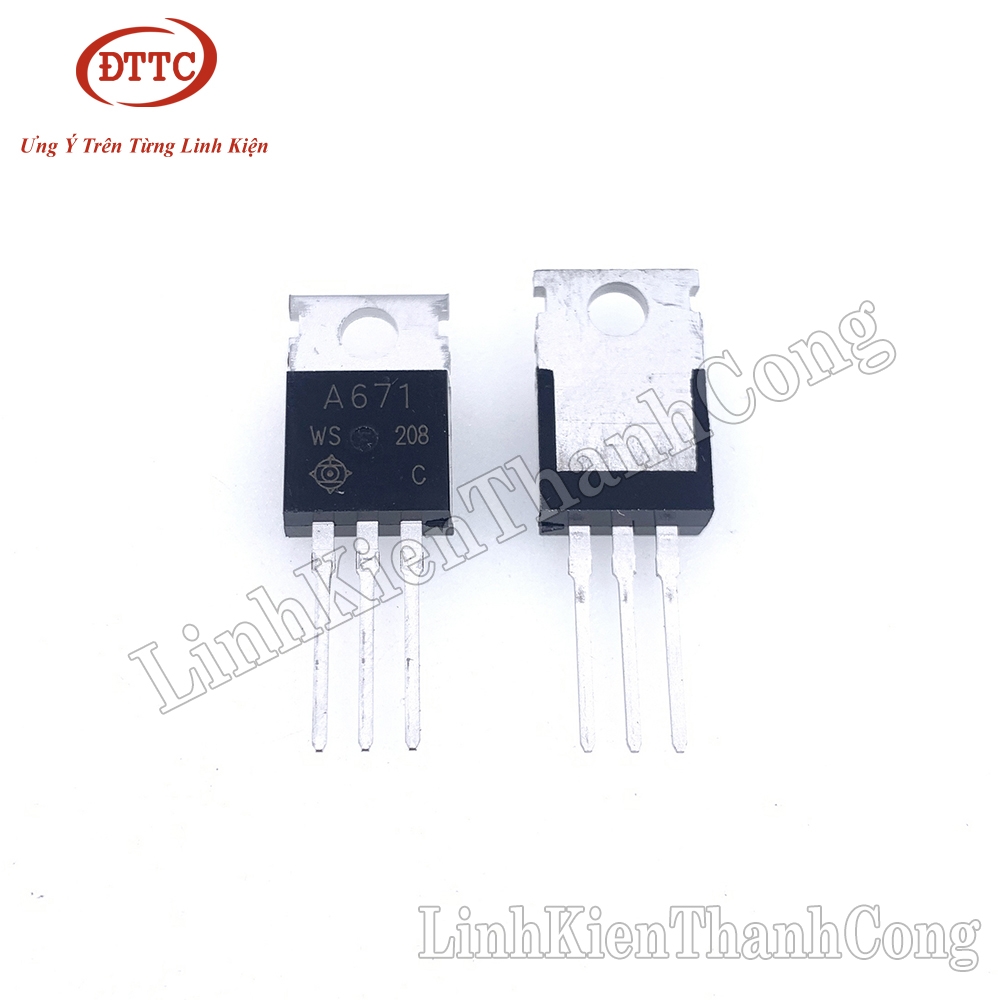A671 TRANSISTOR PNP 3A 50V TO220