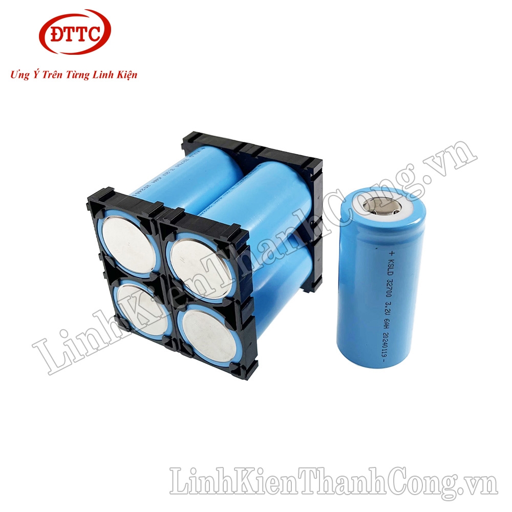 Pin Sắt LiFePO4 32700 3.2V 6000mAh Xả 3C Hàng Mới