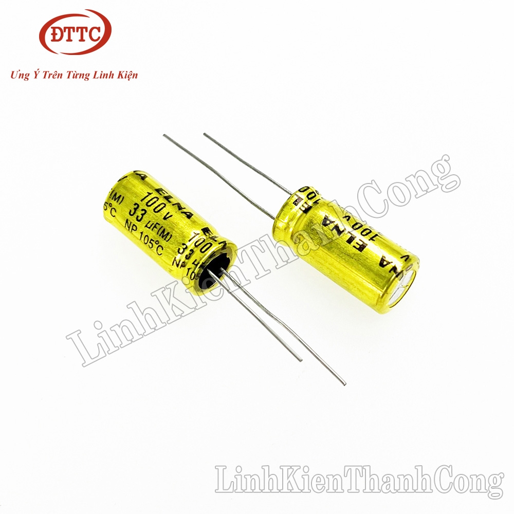 Tụ Phân Tần ELNA 33uF 100V (10x20mm)