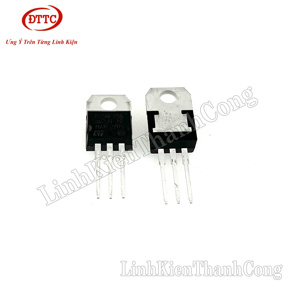 MOSFET 75NF75 N-CH 75A 75V TO220 (Chính Hãng)