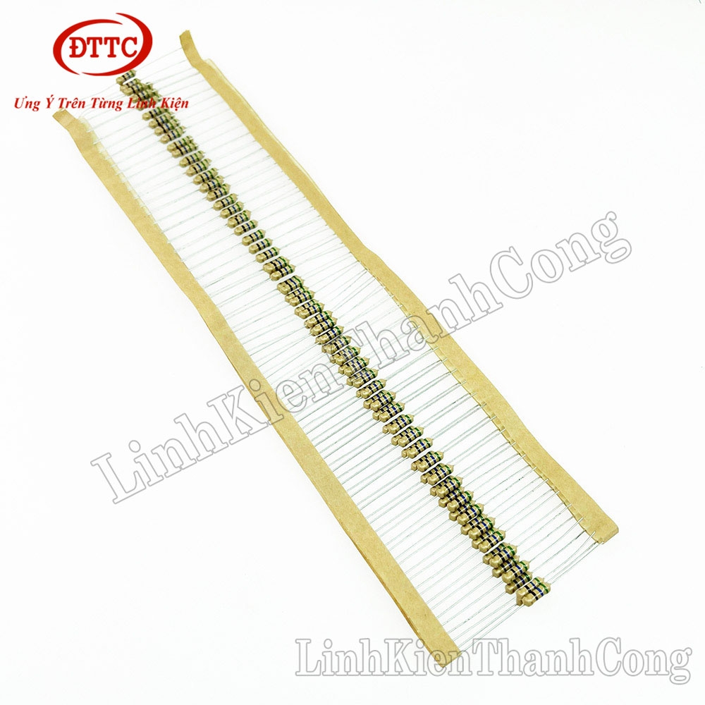 Điện Trở Đài Loan 1/2W 56R 5% 4 Vạch Màu Chân Đồng (Dây 100 Chiếc)
