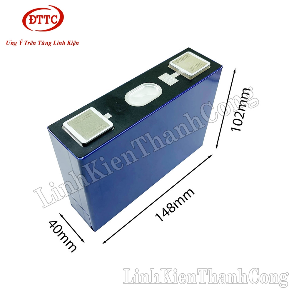 Pin Lithium NCM 3.7V 90Ah 148x40x102mm