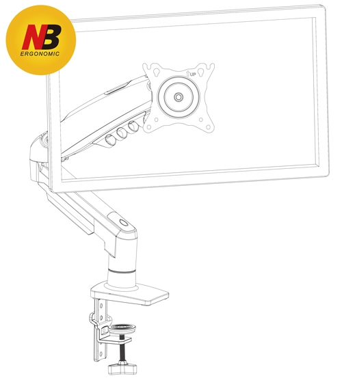 Giá đỡ màn hình NB-P80 Từ 17-30 inch, Tải trọng 9kg