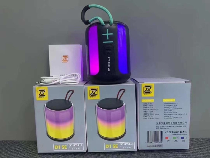 Loa Bluetooth hãng ZiDLi D1 SE - đèn RGB - âm thanh hay Bewise Shop