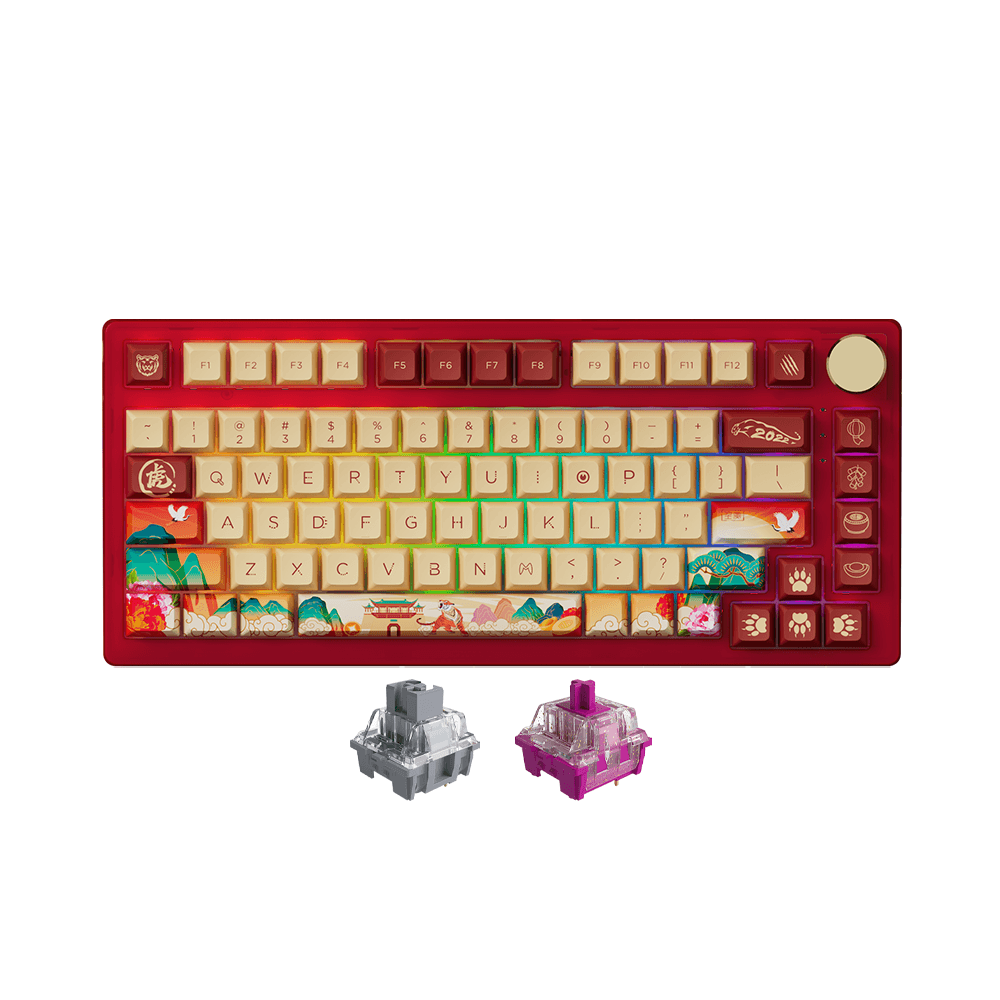 Bàn phím cơ không dây AKKO PC75B Plus Year of Tiger Limited Edition ...