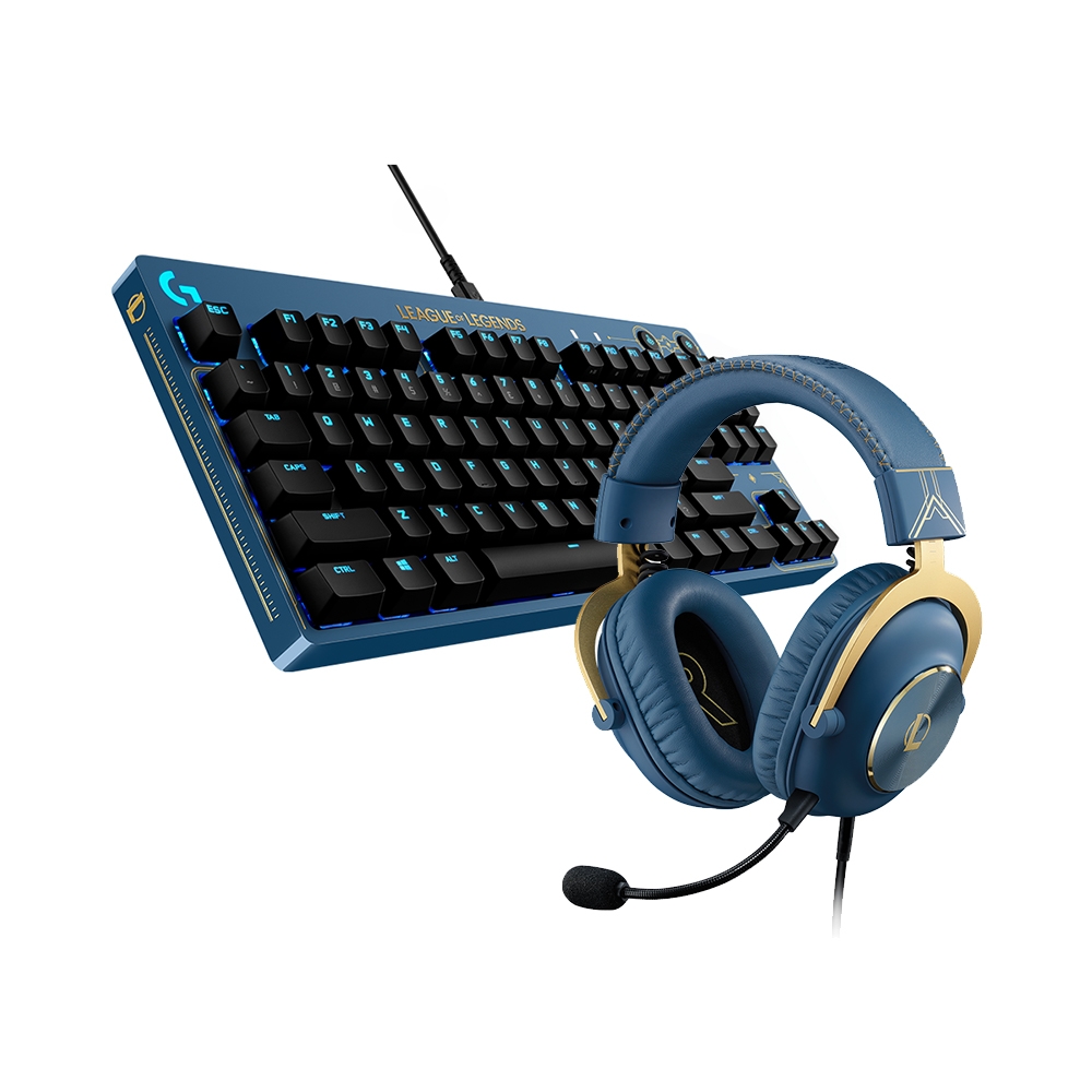 Combo Bàn phím cơ TKL - Tai nghe Logitech League of Legends Edition