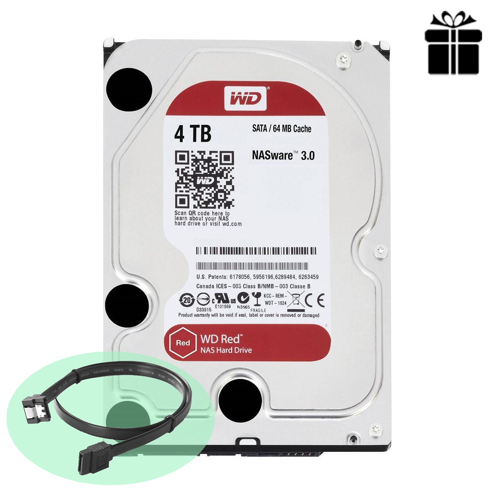 Ổ cứng HDD WD Red 4TB 3.5 inch SATA III 256MB Cache 5400RPM WD40EFAX