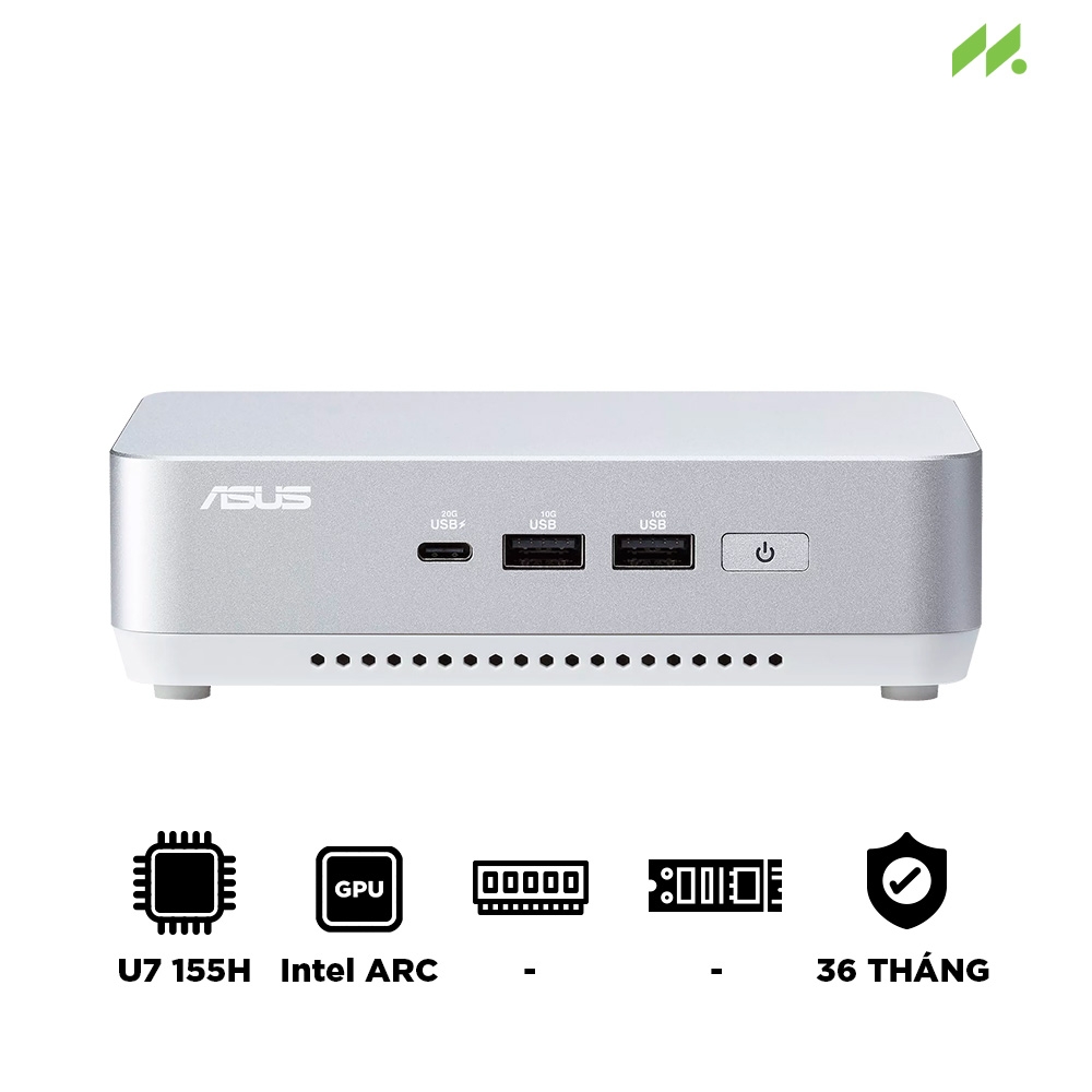 Máy tính Mini PC ASUS NUC 14 Pro Plus RNUC14RVSU700001I - MemoryZone