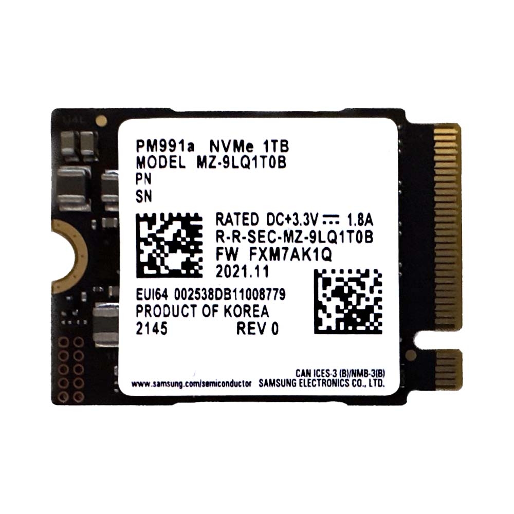 Ổ cứng SSD Samsung PM991a PCIe Gen3 x4 NVMe M.2 2230 1TB MZ-9LQ1T0B