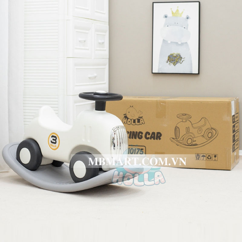 Đồ chơi bập bênh cho bé hình ô tô Holla 2in1 HL-10175