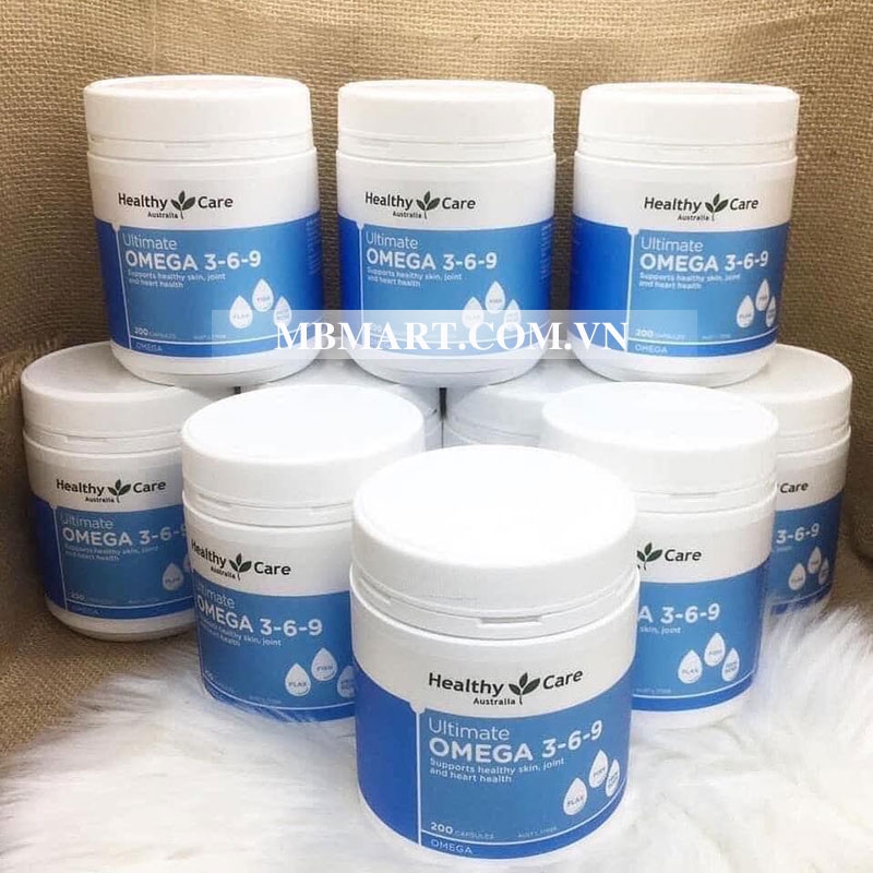 Omega 3 6 9 Healthy Care Ultimate Của Úc (200 Viên)