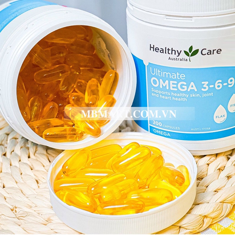 Omega 3 6 9 Healthy Care Ultimate Của Úc (200 Viên)