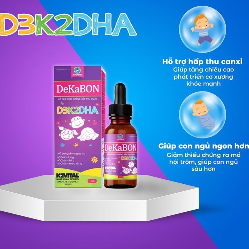 Vitamin D3 K2 DHA Dekabon 15ml | MBMart.com.vn