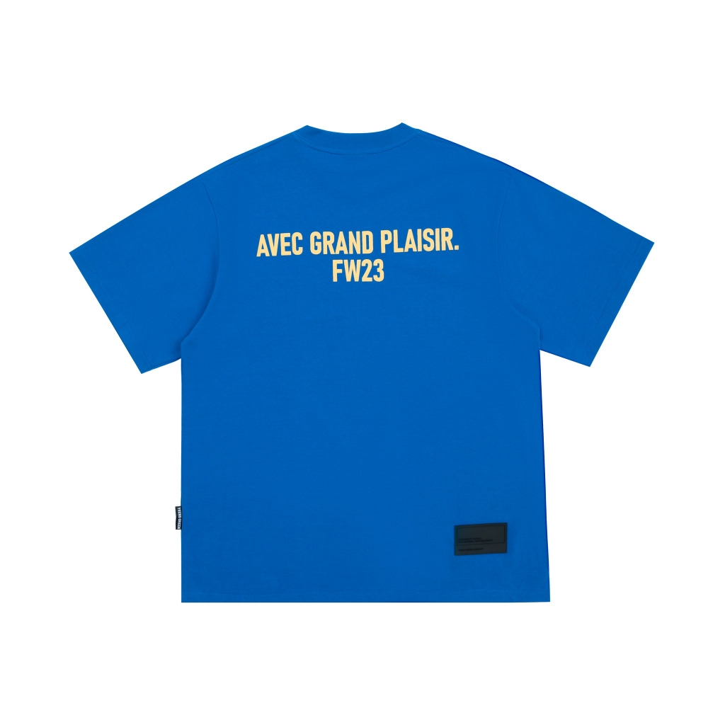 AVEC GRAND PLAISIR FW23 T-SHIRT | Young Green by YG SHOP