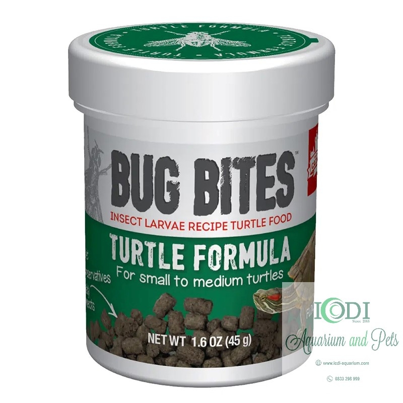 Thức Ăn Cho Rùa Fluval Bug Bites Turtle Formula ICDI Aquarium and Pets