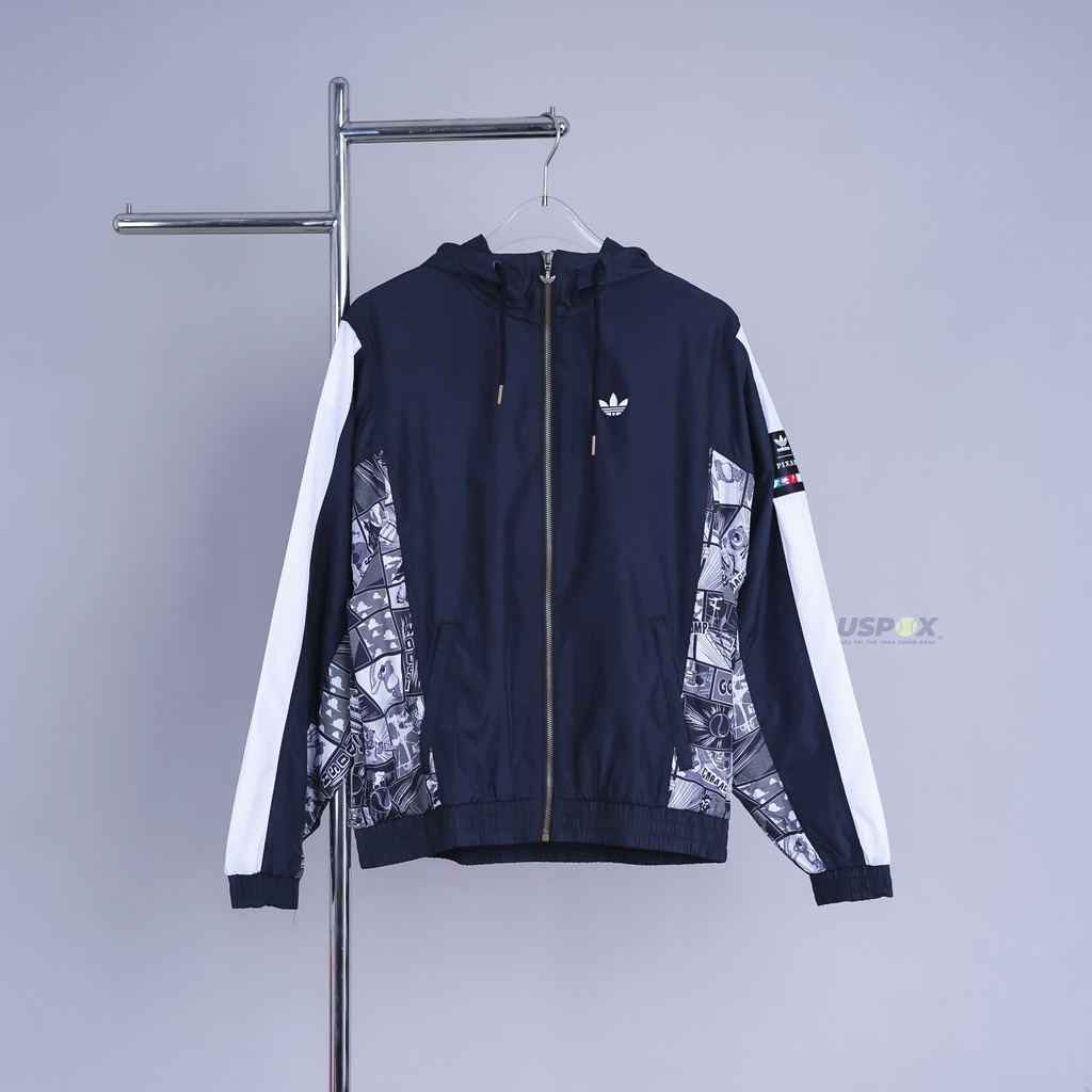 Áo Khoác Adidas Original Zipper Black (Form Á) – Uspox - Siêu thị giày ...