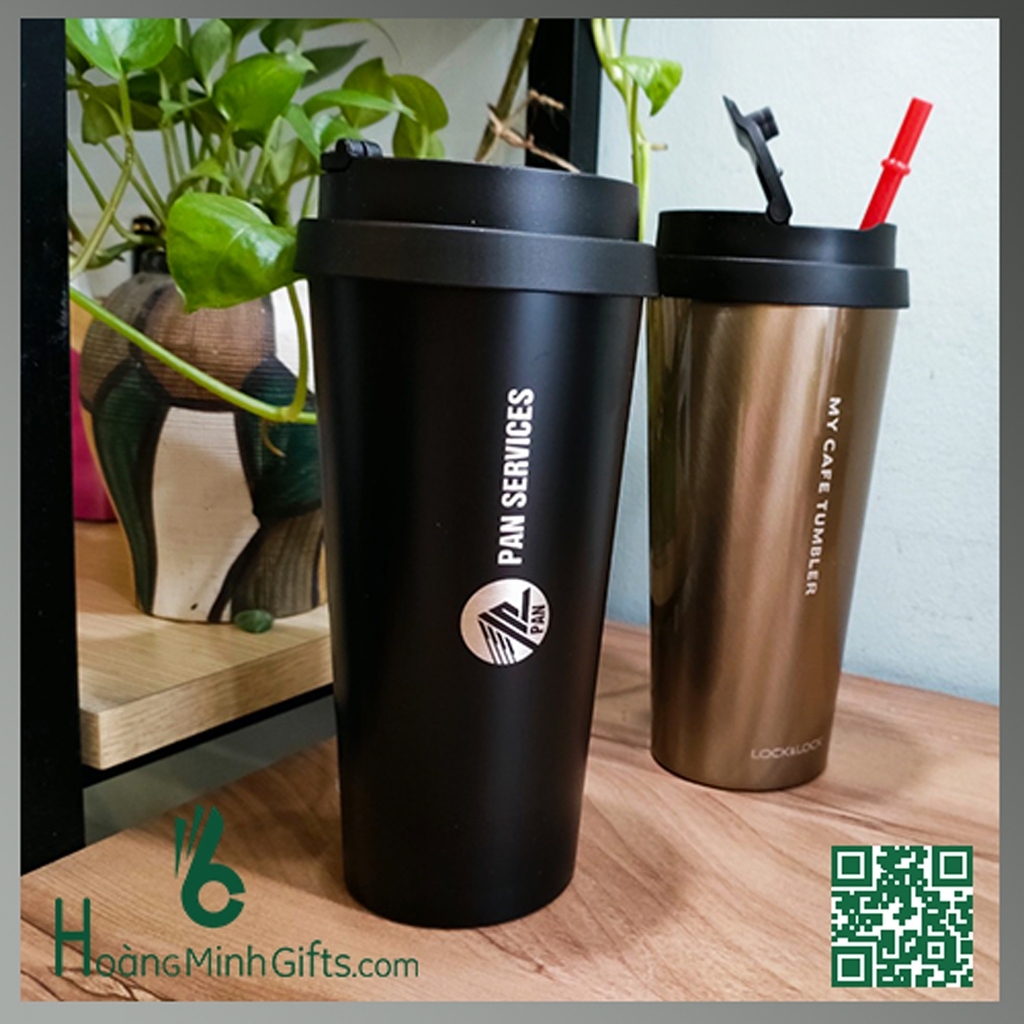 CỐC GIỮ NHIỆT LOCK&LOCK 540ML - KHÁCH HÀNG PAN SERVICES Quà tặng Hoàng Minh