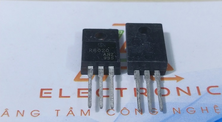 Mosfet R6020 TO220F mới | Cửa hàng thiết bị - Linh kiện điện tử A to Z