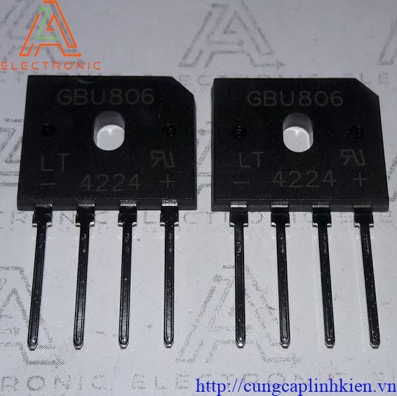 Diode cầu GBU806 (RK-57) | Cửa hàng thiết bị - Linh kiện điện tử A to Z