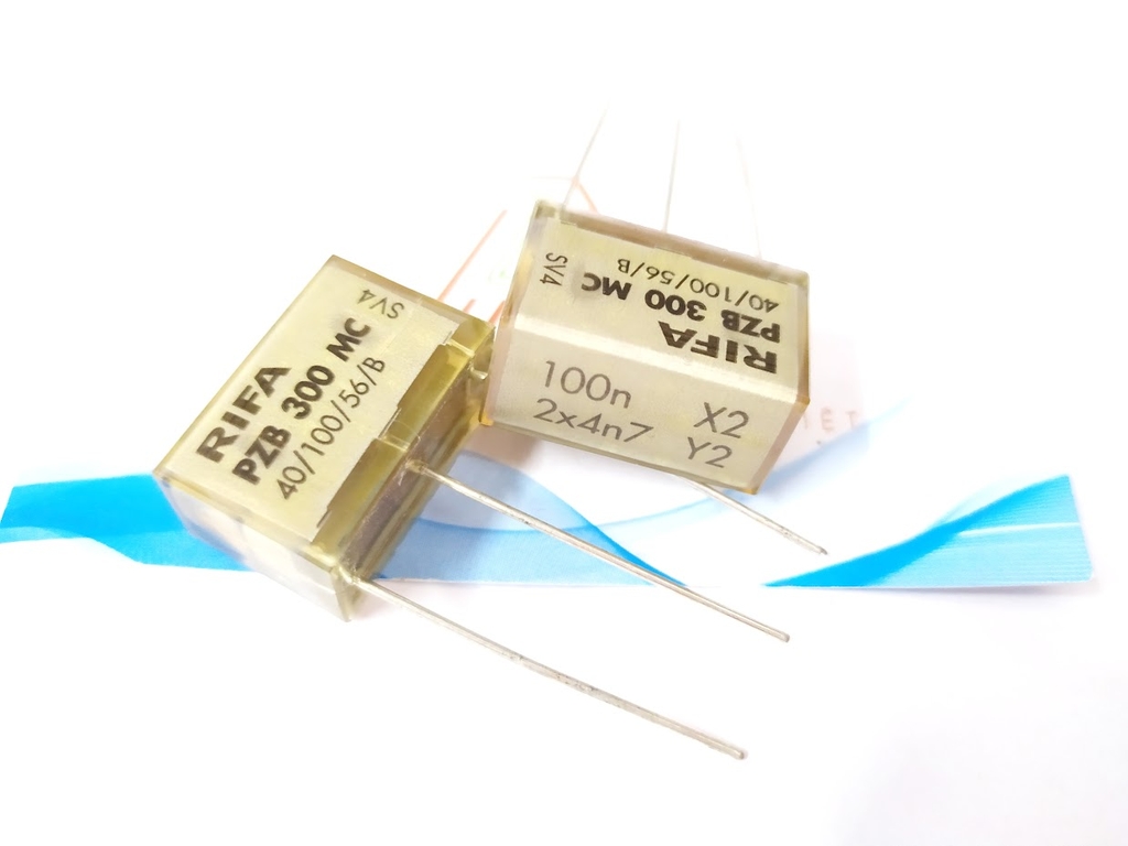 Tụ RIFA PZB300MC 100n X2 2x4n7 Y2 275V (new) | Cửa hàng thiết bị - Linh ...