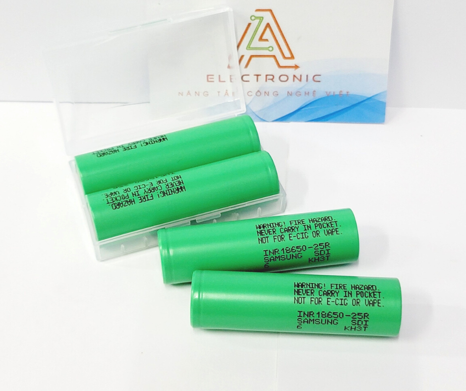 Cell pin 18650 Samsung INR18650 25R 3.7V 2600mah xả 30A mới chuẩn G2-0 ...