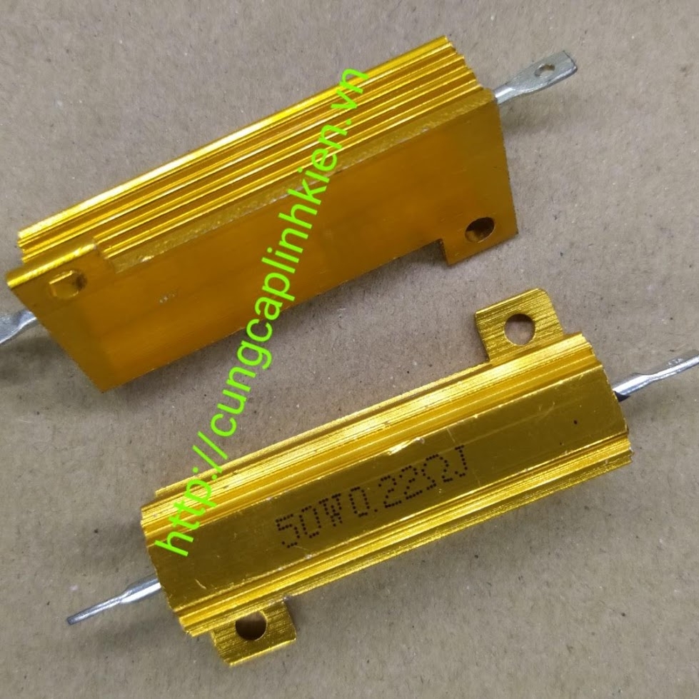 Trở nhôm 0.22R 50W G2-G5 | Cửa hàng thiết bị - Linh kiện điện tử A to Z
