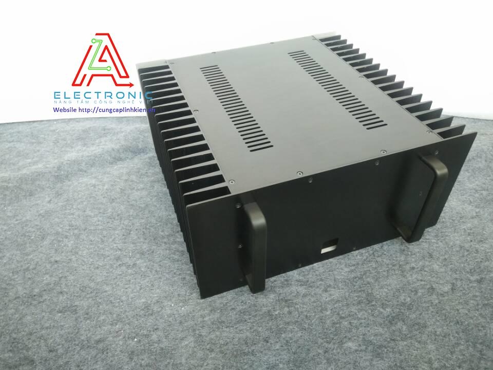 Bộ tản nhiệt khung nhôm khuếch đại công suất 4320A 430*200*418mm thân ...