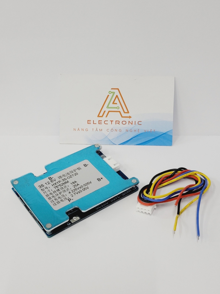 Mạch sạc pin 3S bảo vệ và cân bằng cell pin lithium 18650 12.6V 18A ...