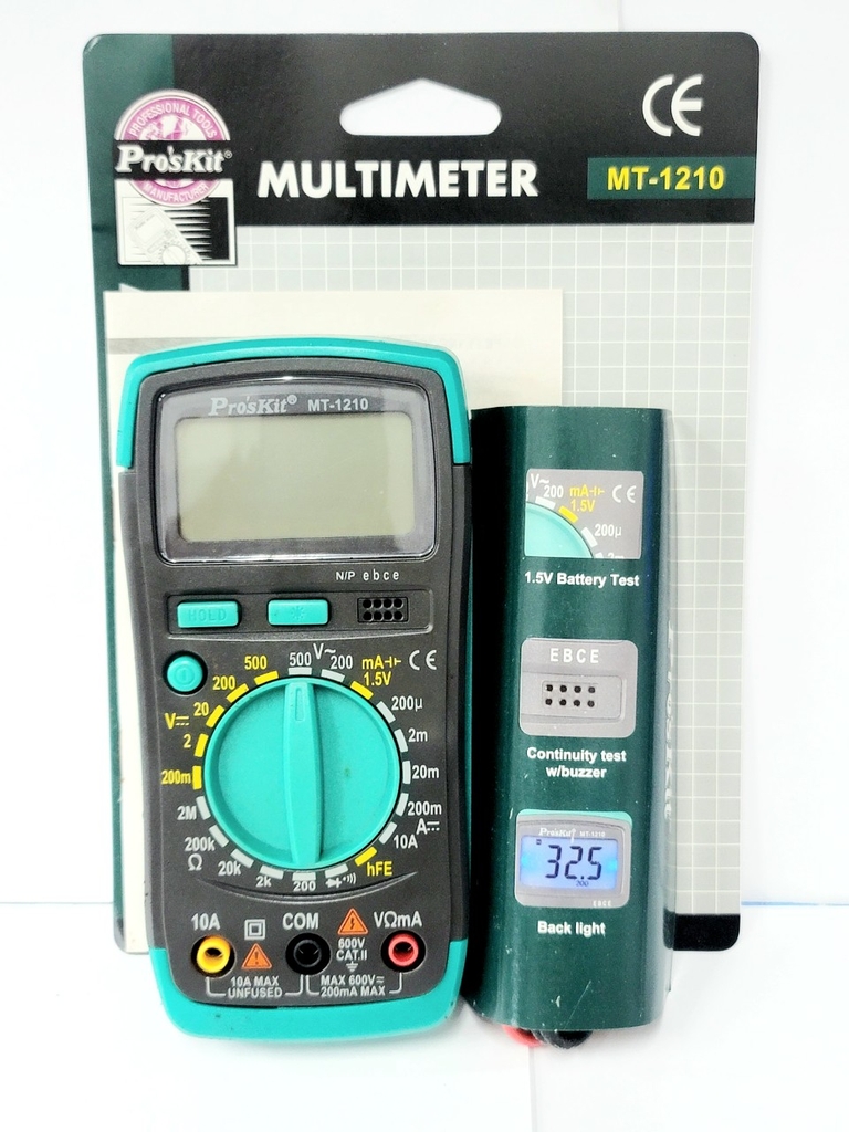 Đồng hồ đo Pro'skit MT-1210 | Cửa hàng thiết bị - Linh kiện điện tử A to Z