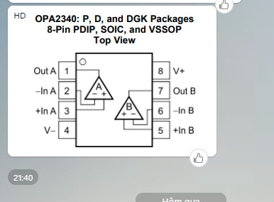 IC OPA2340 VSSOP-8 | Cửa hàng thiết bị - Linh kiện điện tử A to Z