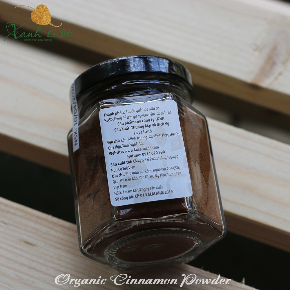 [Lala's Spice] Quế bột hữu cơ- Organic Cinnamon Powder Xanh Suốt