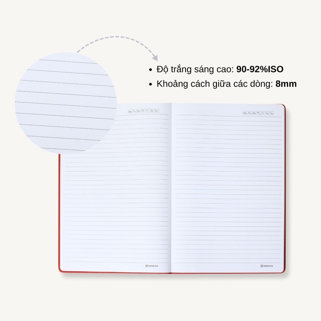 Sổ da A4 Hồng Hà H-Book 200 trang - 4638
