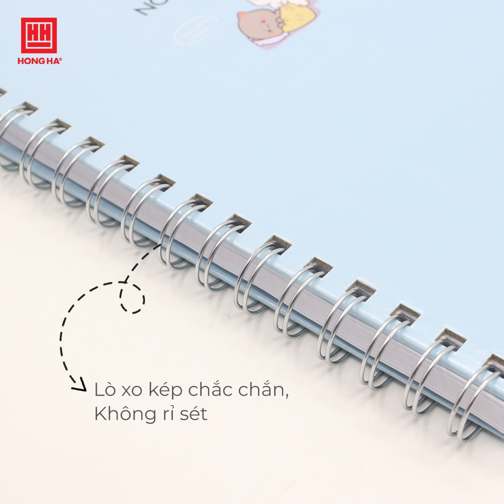 Sổ lò xo bìa bồi A5 Exercise Notebook 200 trang - 4006