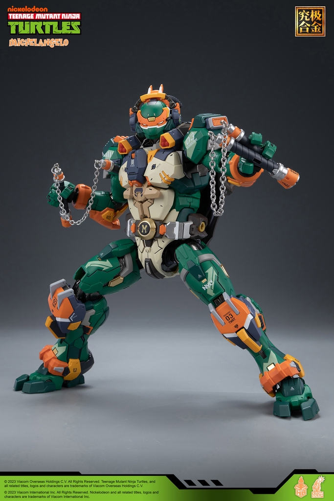 Mô Hình Ráp Sẵn Mecha MICHELANGELO Metal Build MB TMNT Teenage Mutant ...