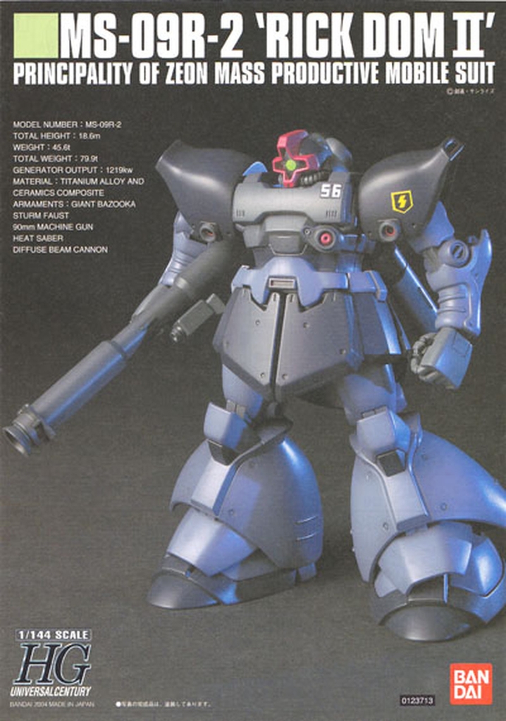 Mô Hình Gundam HG RICK DOM 2 Bandai 1/144 HGUC UC Đồ Chơi Lắp Ráp Anime ...