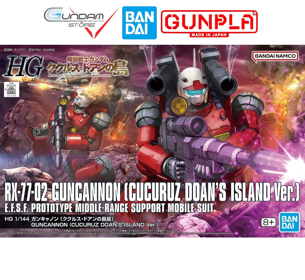 Mô Hình Gundam HG GUNCANNON CUCURUZ DOAN’S ISLAND Ver. Bandai 1/144 HGUC UC Đồ Chơi Lắp Ráp ...