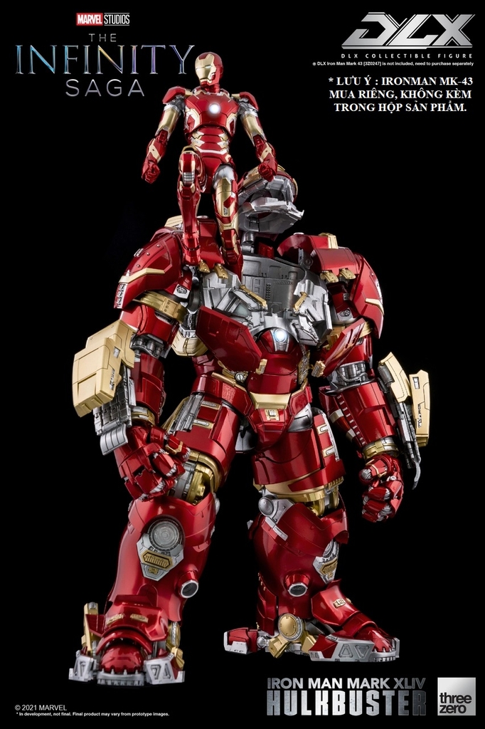 Mô Hình THREEZERO HULKBUSTER IRONMAN MARK XLIV MK-44 Avengers: Infinity ...