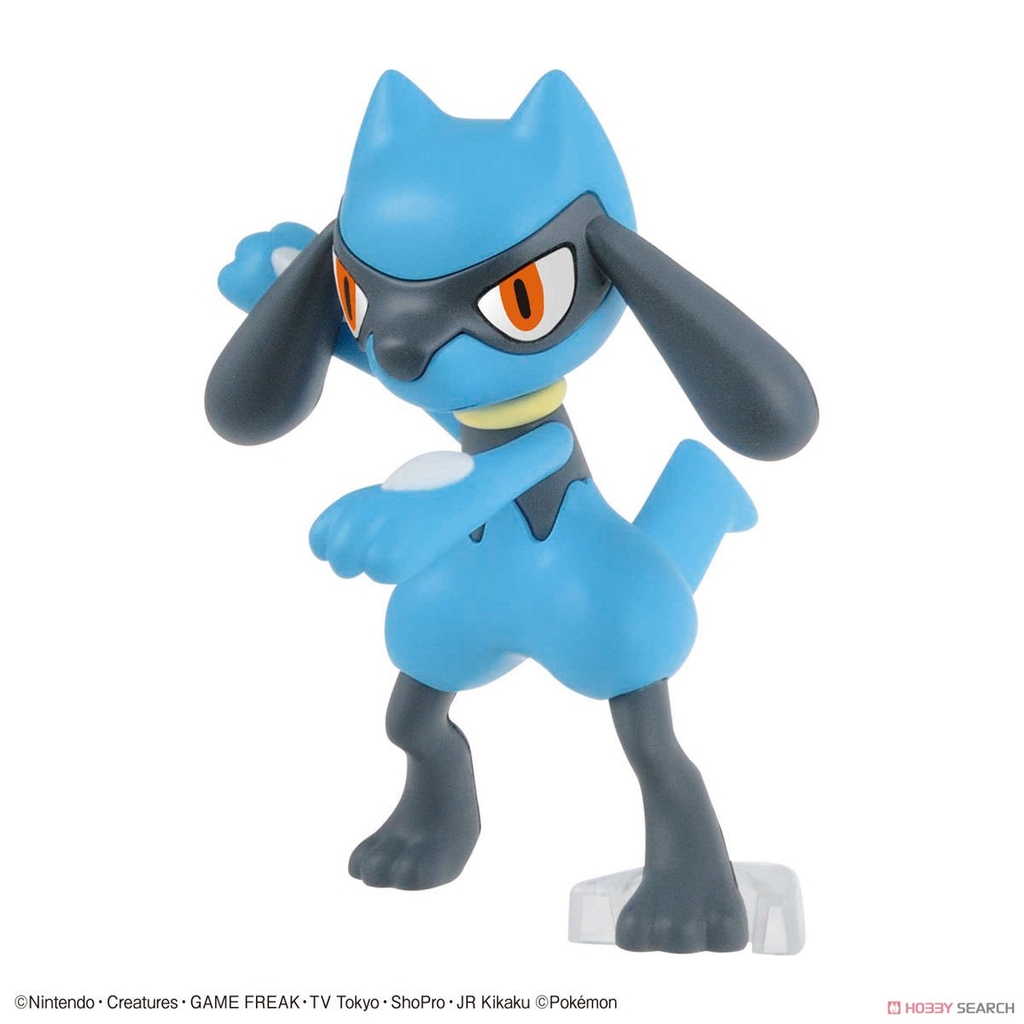 Mô Hình Lắp Ráp POKEMON RIOLU LUCARIO Evolution Pokepla 44 Collection ...