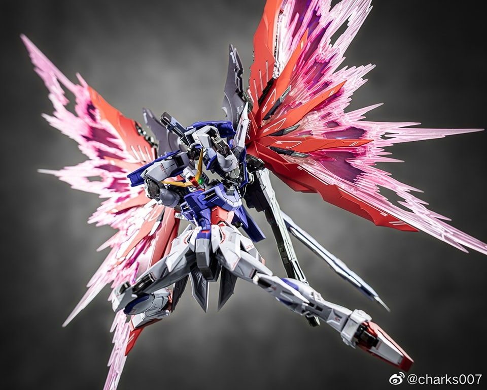 Mô Hình MB DESTINY RED SOUL 1/100 MC MODEL Metal Build Khung Xương Kim ...