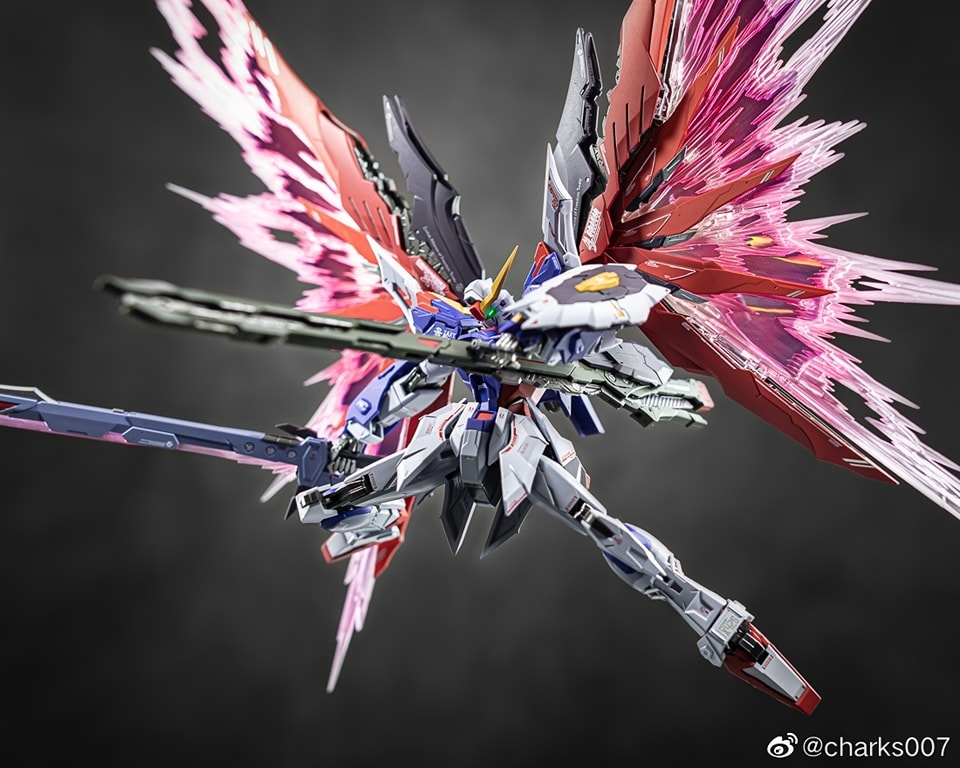 Mô Hình MB DESTINY RED SOUL 1/100 MC MODEL Metal Build Khung Xương Kim ...