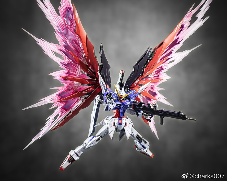 Mô Hình MB DESTINY RED SOUL 1/100 MC MODEL Metal Build Khung Xương Kim ...