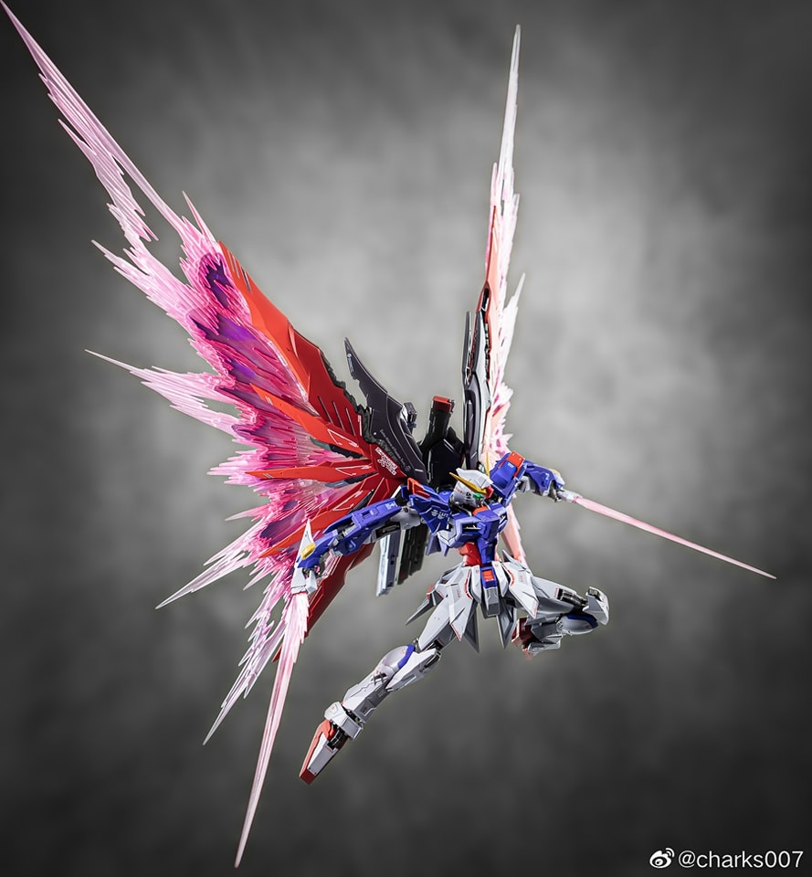 Mô Hình MB DESTINY RED SOUL 1/100 MC MODEL Metal Build Khung Xương Kim ...