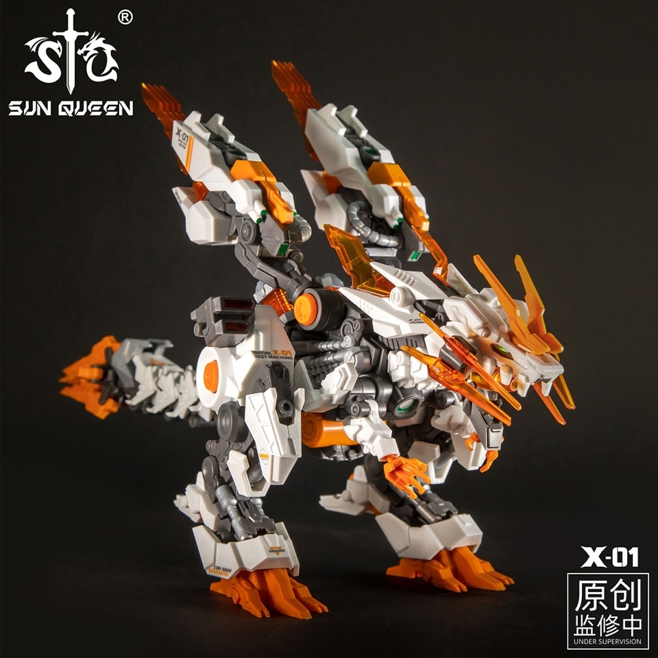 Mô Hình Sun Queen X-01 Zoids Destiny Black / White Sturm Tyrann Đồ Chơi ...