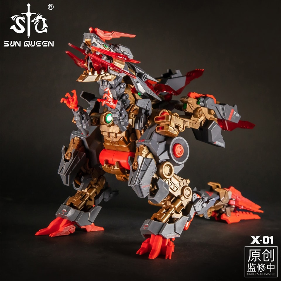 Mô Hình Sun Queen X-01 Zoids Destiny Black / White Sturm Tyrann Đồ Chơi ...