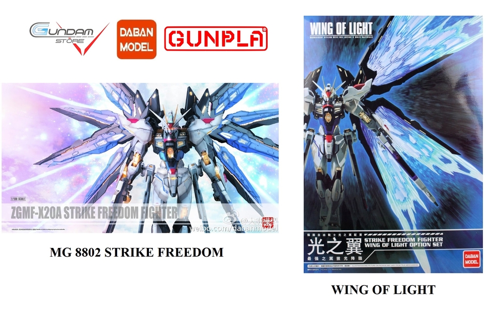 Đồ Chơi Lắp Ráp Anime Mô Hình Gundam Daban 8802 1/100 MG Strike Freedom ...