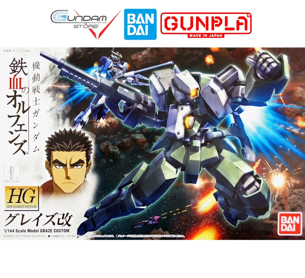 Mô Hình Gundam HG GRAZE CUSTOM Bandai 1/144 Hgibo Iron Blooded Orphans ...